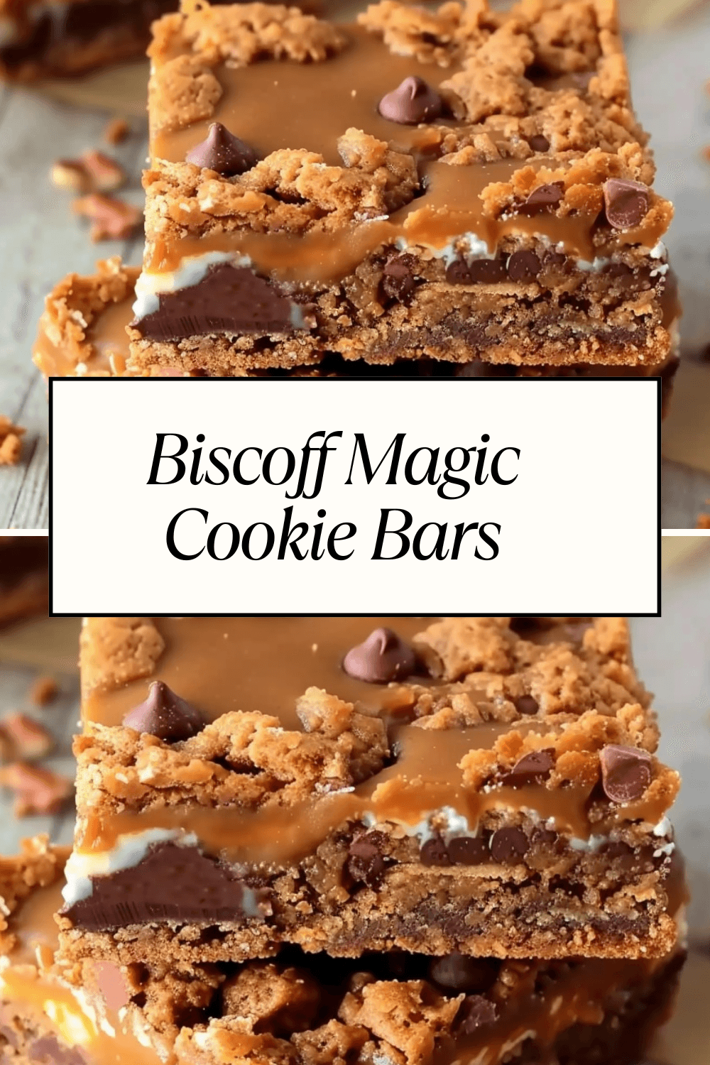 Biscoff Magic Cookie Bars Recipe - Easy Dessert