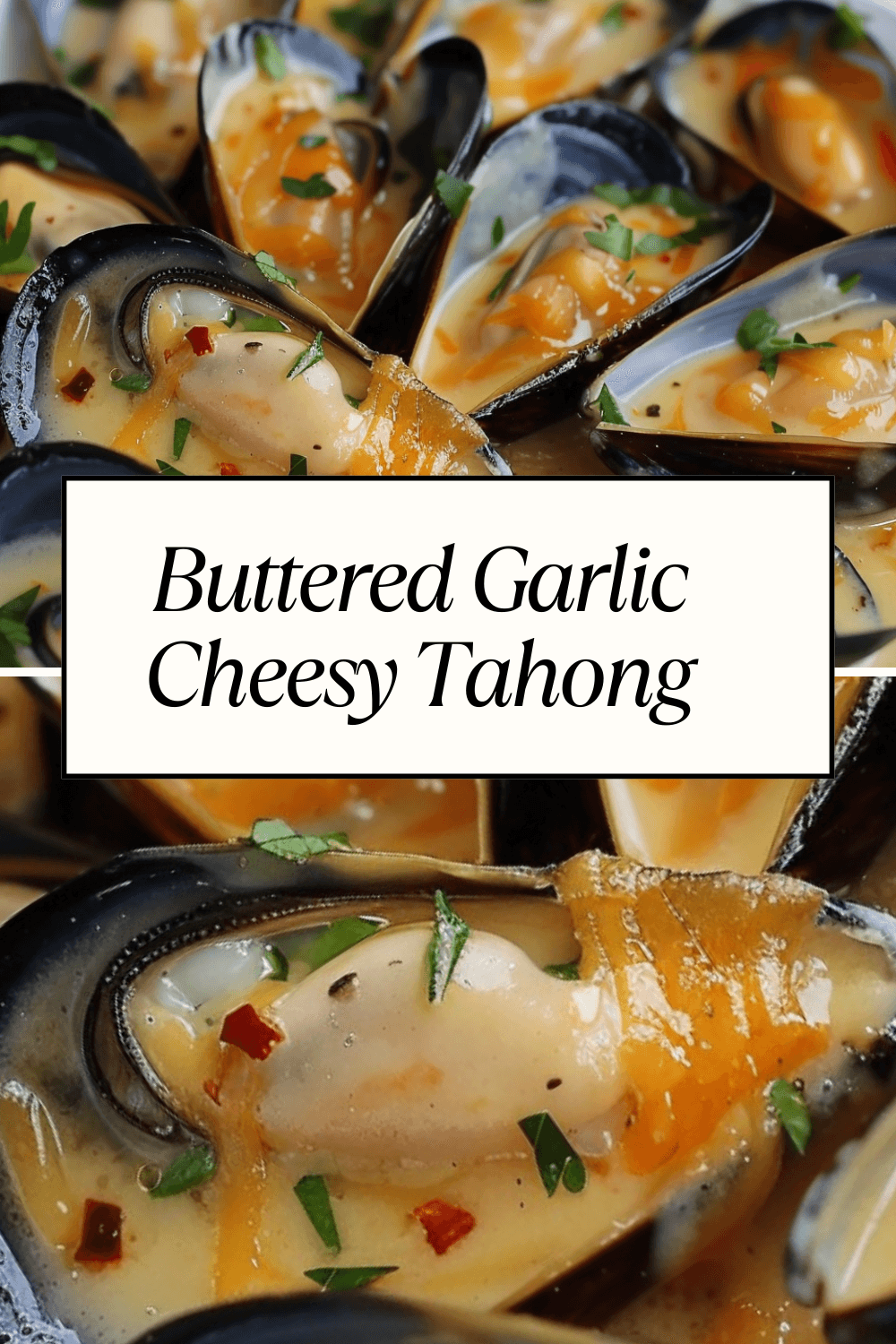 Buttery Cheesy Garlic Mussels — So Simple!